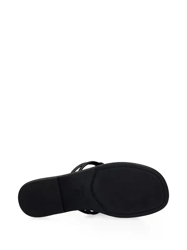 Guess Crystal-embellished Logo-plaque Flip-flops