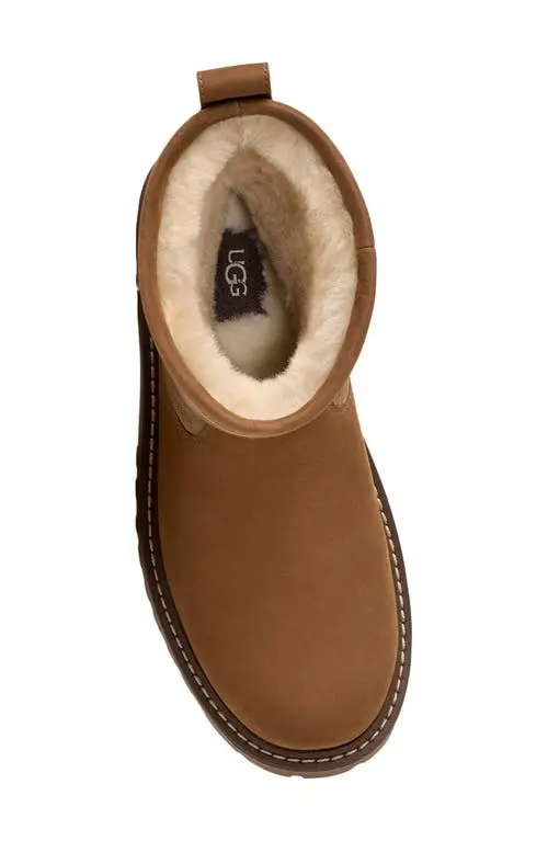 UGG Birch Ii Waterproof Leather & Genuine Shearling Boot - Chestnut