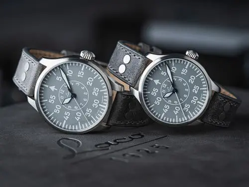LACO Aachen42mm, Dial, Automatic Leather Strap