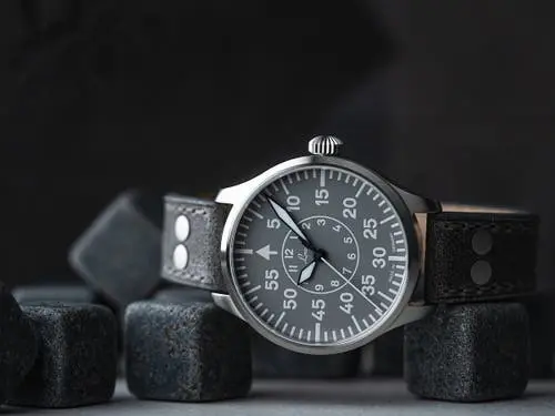 LACO Aachen42mm, Dial, Automatic Leather Strap