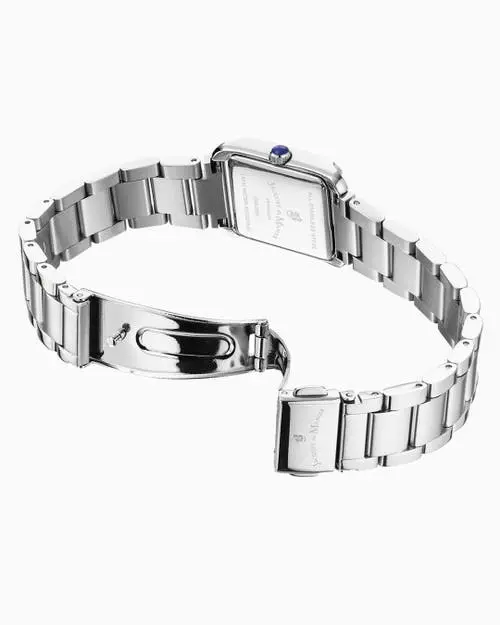 JACQUES DU MANOIR Emily Ii22mm, Dial, Stainless Steel, Rectangular Ladies Watch