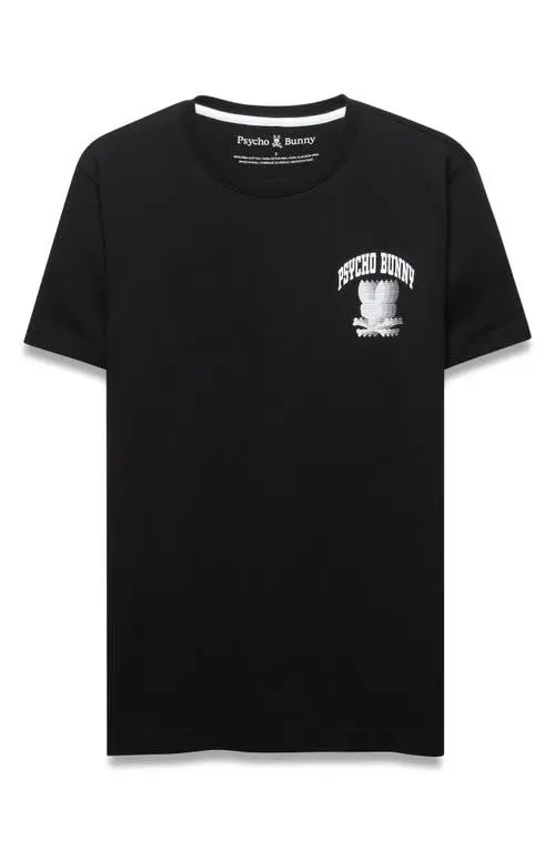 Psycho Bunny Nathaniel Back Graphic Pima Cotton Graphic T-shirt