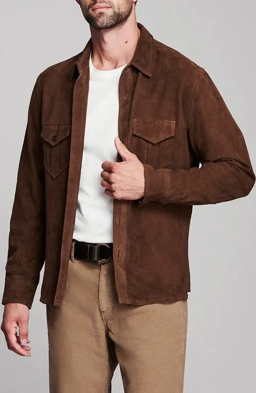 Billy Reid Featherweight Leather Shirt