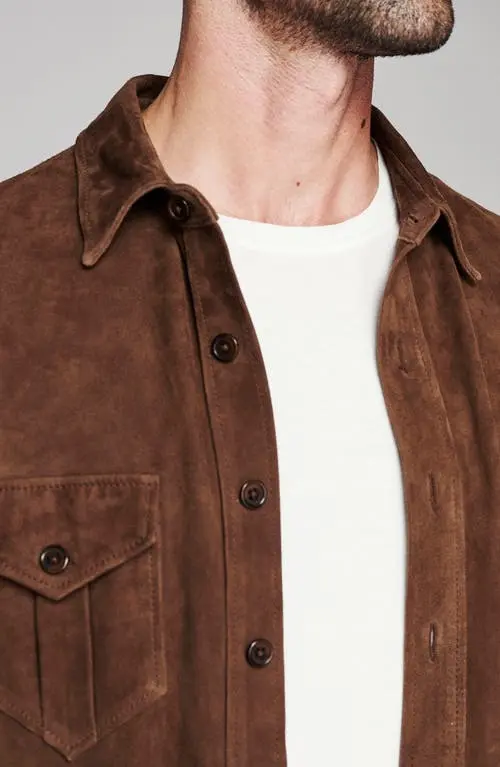 Billy Reid Featherweight Leather Shirt