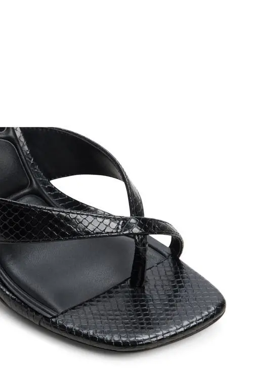 Aldo Haayssie Faux Leather Slide Sandal - Black