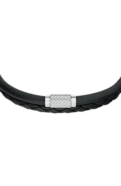 Fossil Machine Multi-strand Leather Bracelet