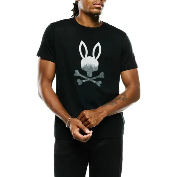 Psycho Bunny Raymond Embroidered Pima Cotton Graphic T-shirt