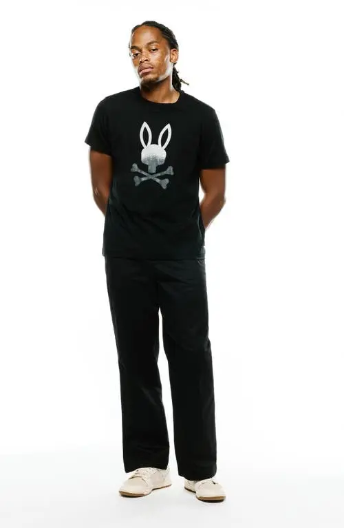 Psycho Bunny Raymond Embroidered Pima Cotton Graphic T-shirt