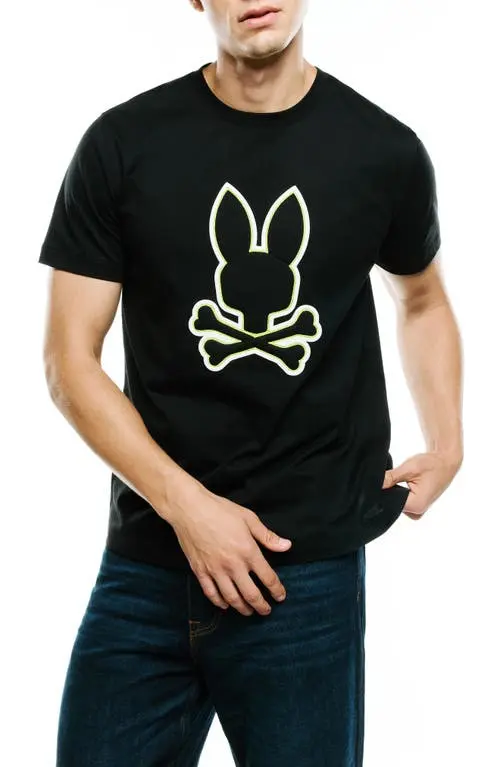 Psycho Bunny Bruno Embroidered Cotton Graphic T-shirt