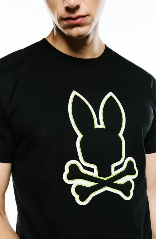 Psycho Bunny Bruno Embroidered Cotton Graphic T-shirt
