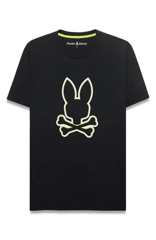 Psycho Bunny Bruno Embroidered Cotton Graphic T-shirt