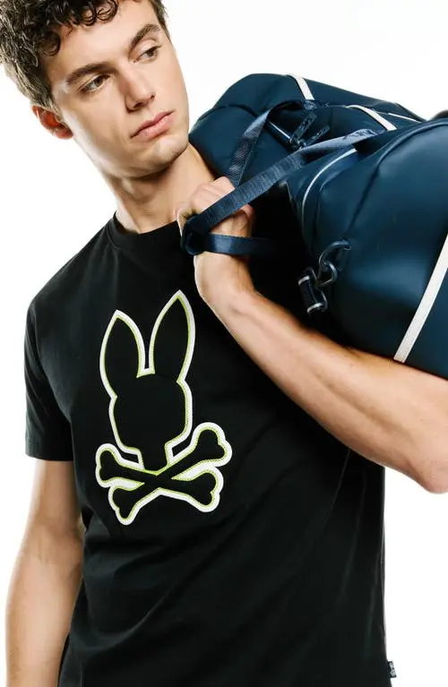 Psycho Bunny Bruno Embroidered Cotton Graphic T-shirt