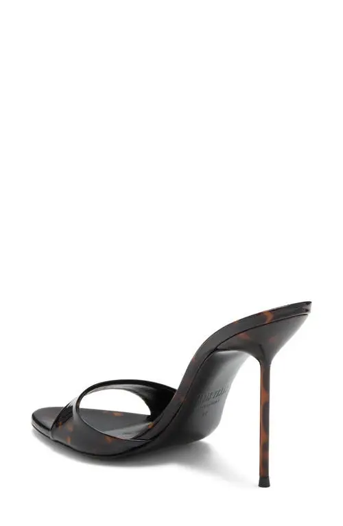 Paris Texas Lidia Leather Heeled Mule
