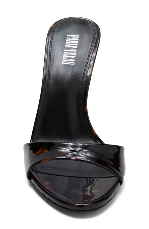 Paris Texas Lidia Leather Heeled Mule