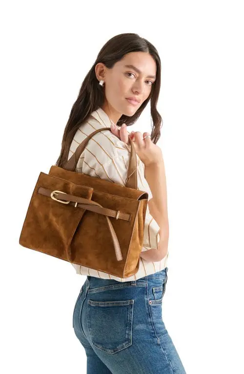 Dolce Vita Borgo Faux Fur Satchel