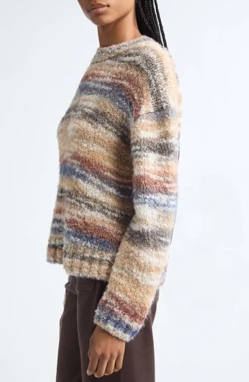 Veronica Beard Castile Marled Crewneck Sweater
