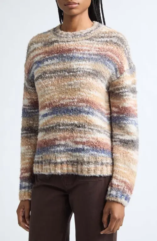 Veronica Beard Castile Marled Crewneck Sweater