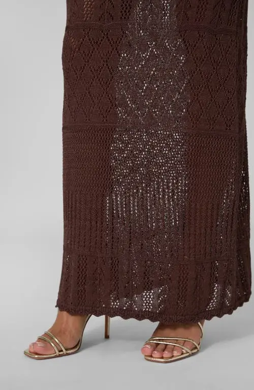 Guess Vivianne Crochet Maxi Skirt