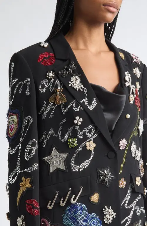Cinq À Sept Greatest Hits Kael Embellished Blazer