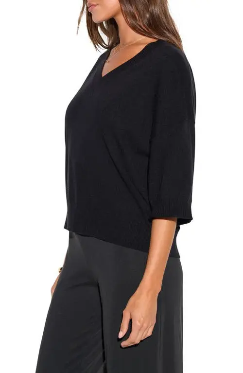 Spiritual Gangster Cosmic Veil Bailey V Neck Sweater