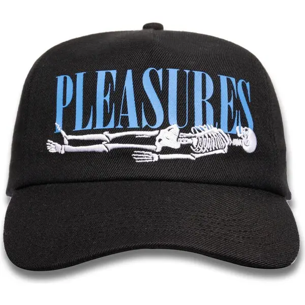 PLEASURES Bones Snapback Baseball Cap