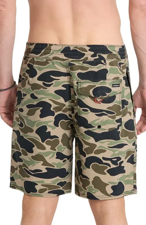 Quiksilver Saltwater Camouflage Print Board Shorts