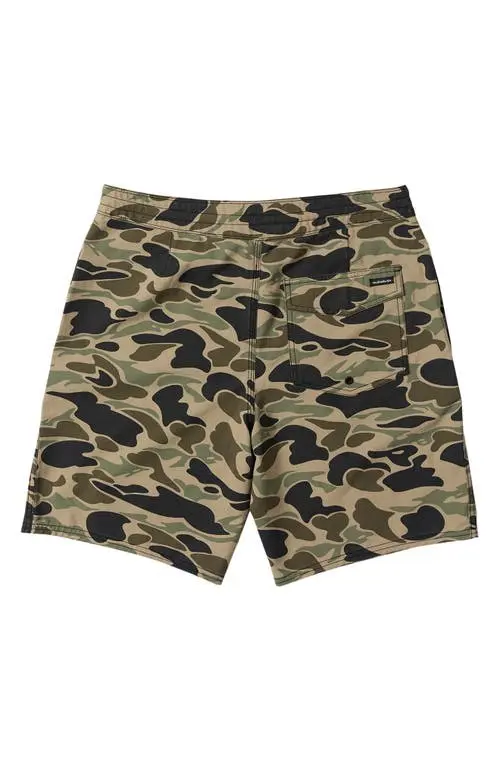 Quiksilver Saltwater Camouflage Print Board Shorts