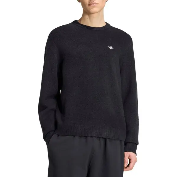 Adidas Trefoil Embroidered Crewneck Sweater