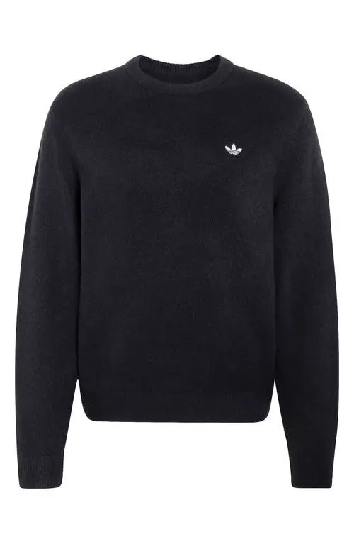 Adidas Trefoil Embroidered Crewneck Sweater