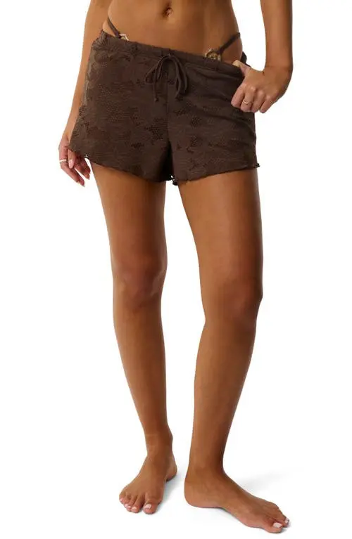 Rip Curl Praia Broderie Cover-up Shorts