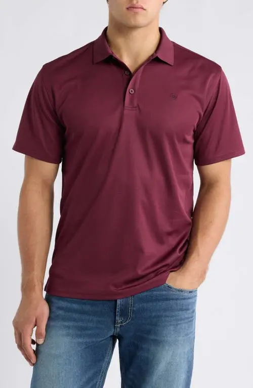Ariat Tek Performance Polo - Maroon