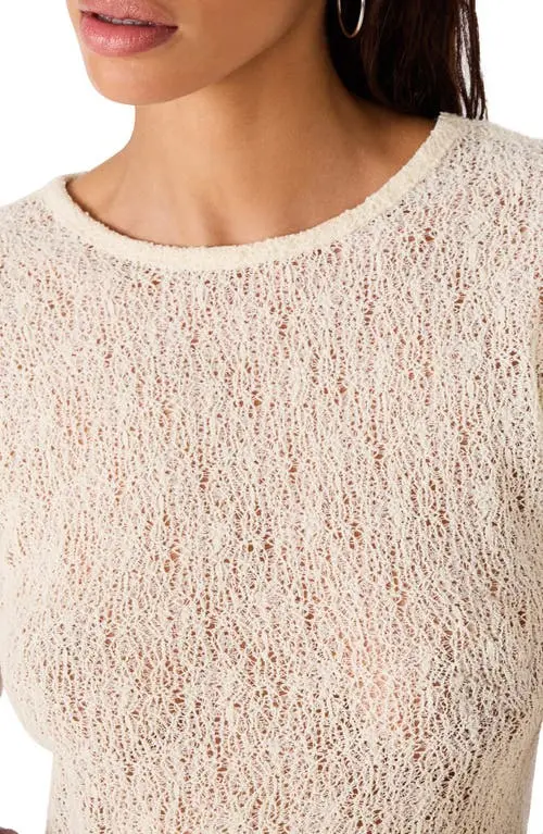 Steve Madden Sierra Long Sleeve Knit Top - Ivory