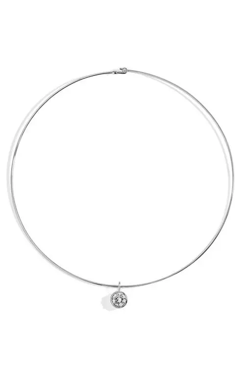 Lili Claspe Remi Round Collar Necklace - Silver