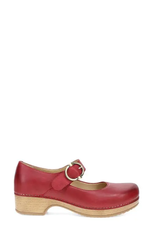 Dansko Bonny Mary Jane Clog - Red