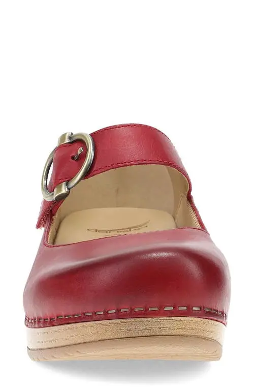 Dansko Bonny Mary Jane Clog - Red
