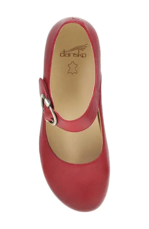 Dansko Bonny Mary Jane Clog - Red