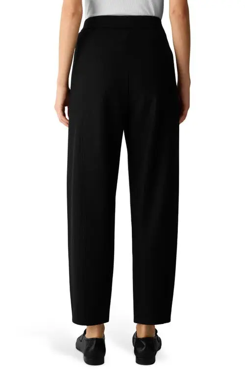 Eileen Fisher Pleated Wool Lantern Pants