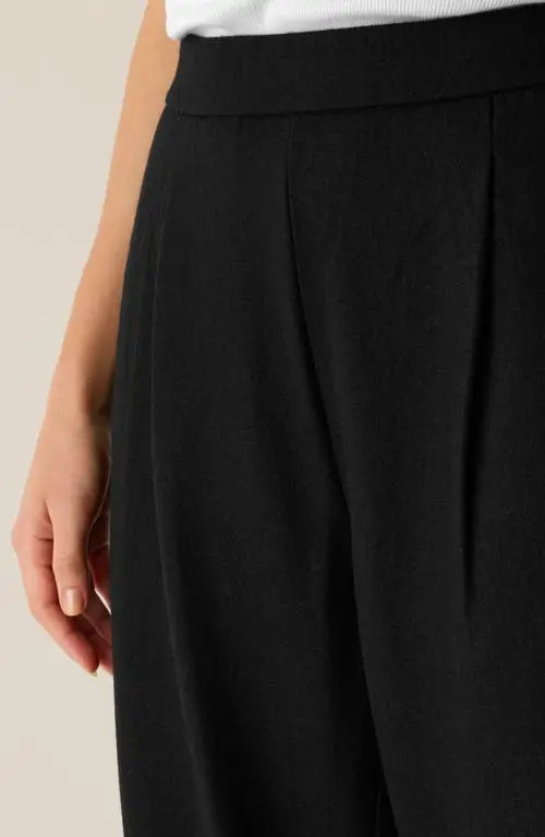 Eileen Fisher Pleated Wool Lantern Pants