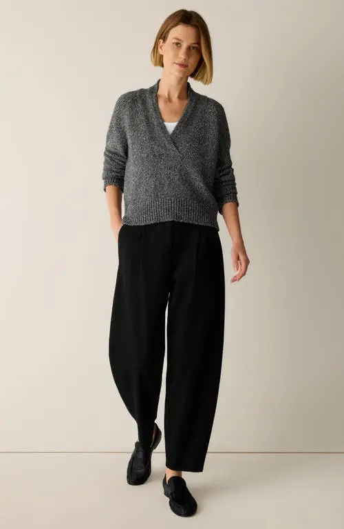 Eileen Fisher Pleated Wool Lantern Pants