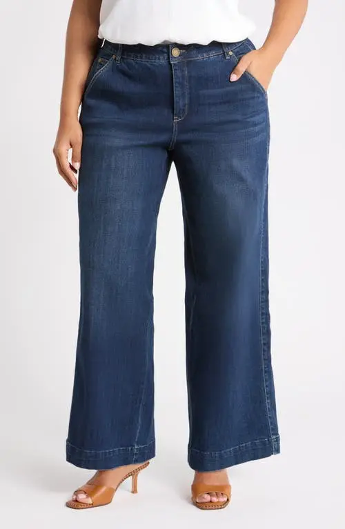 Wit & Wisdom Skyrise Wide Leg Jeans - Indigo