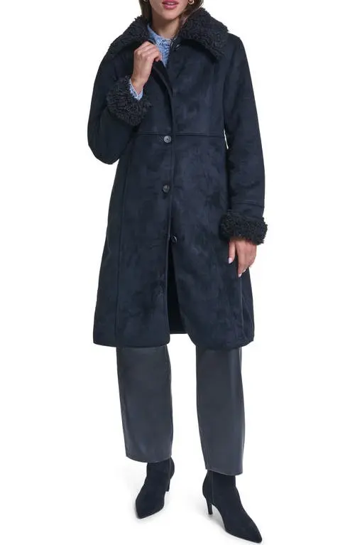 LEVI'S Penny Lane Faux Shearling Coat - Black