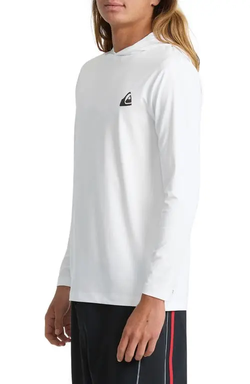 Quiksilver Hooded Everyday Surf Performance T-shirt - White