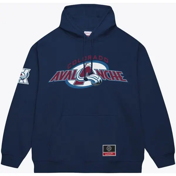 Mitchell & Ness Colorado Avalanche Team Up Hoodie - Navy