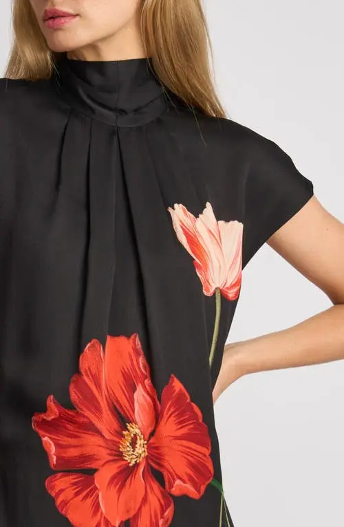 Ted Baker London Lucille Floral Sheath Midi Dress