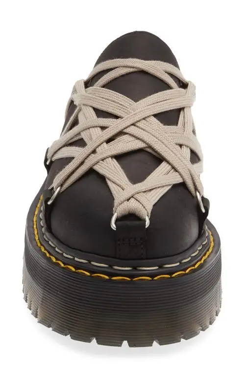 Rick Owens X Dr. Martens Quad Sole Megalace® Mule