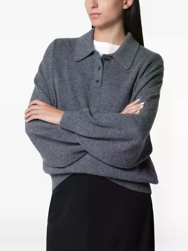 LISA YANG Etta Cashmere Polo Shirt