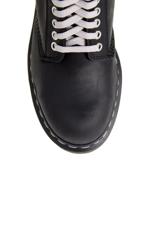 Rick Owens X Dr. Martens Quad Sole Steel Toe Boot