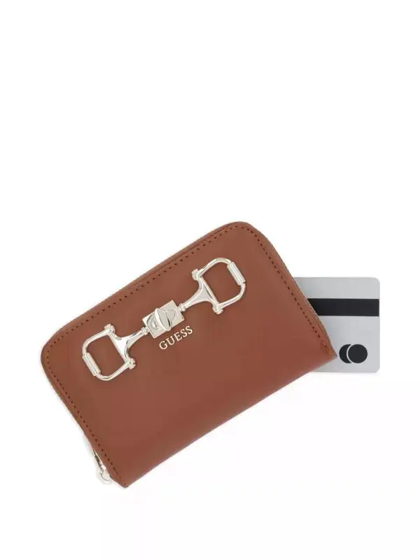 Guess Janie Horsebit Logo-plaque Wallet
