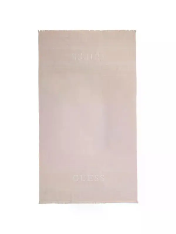 Guess Logo Beach Towel - Neutrals