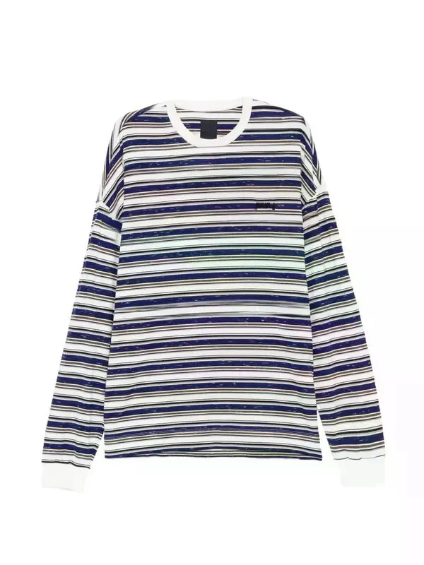 JUUN.J Horizontal-stripe Long-sleeve T-shirt